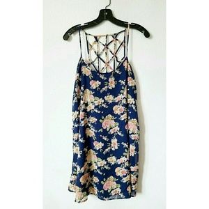 Forever 21 | Dresses | Caged Back Floral Slip Dress | Poshmark